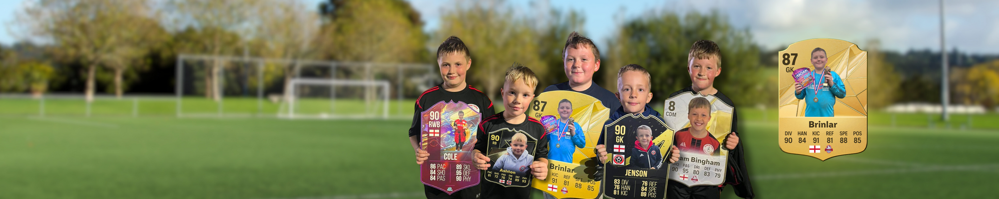 Personalised Football Cards, manufactured in our own Lincoln Factory ...